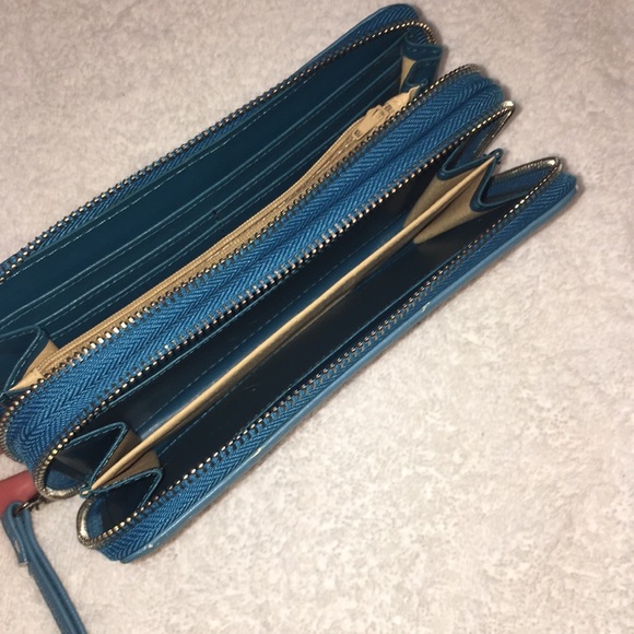 Coach | Bags | Blue Coach Wallet | Poshmark